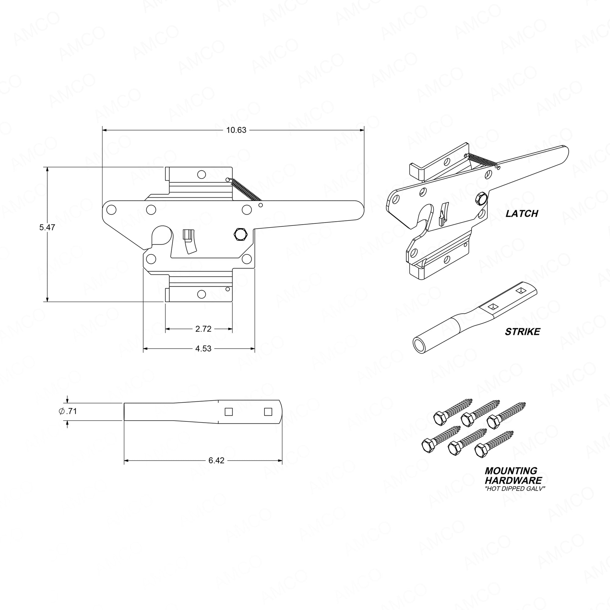 Latches - Amco Fencing And Decks Inc.