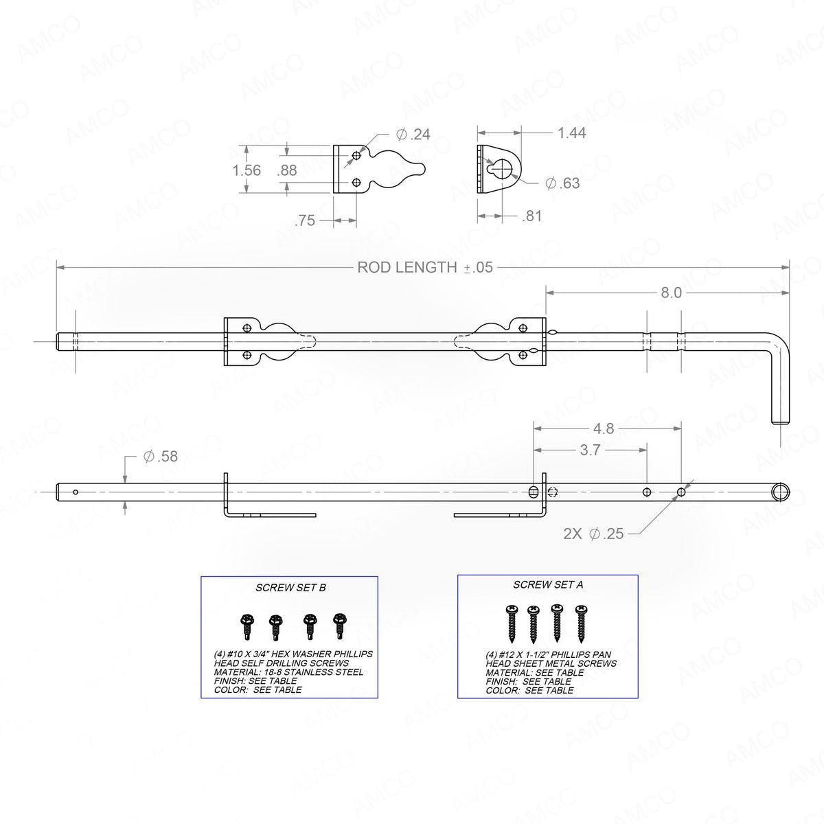 Drop Rods - Amco Fencing And Decks Inc.